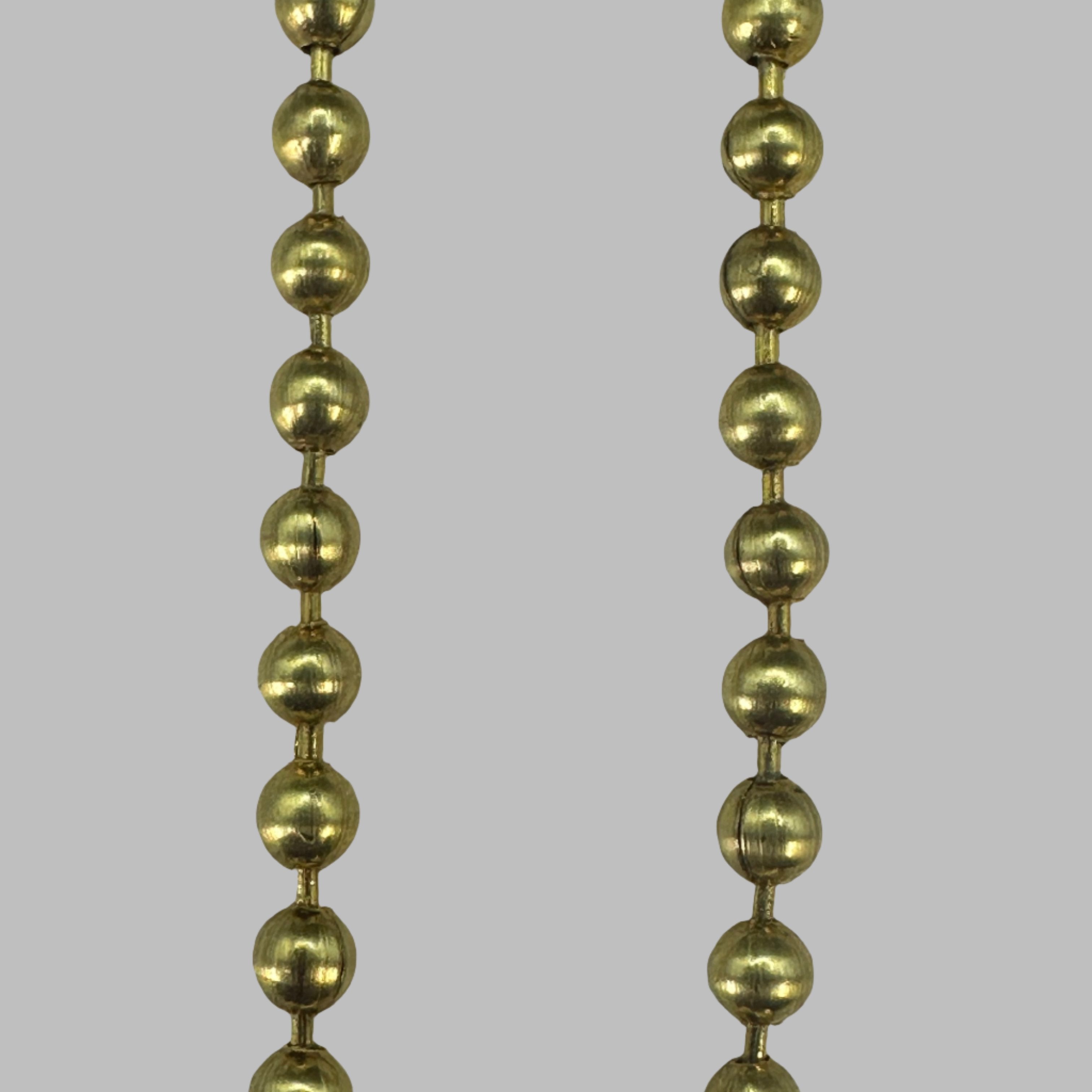 Buy Polished Brass Ball Chain – Ashley Chains